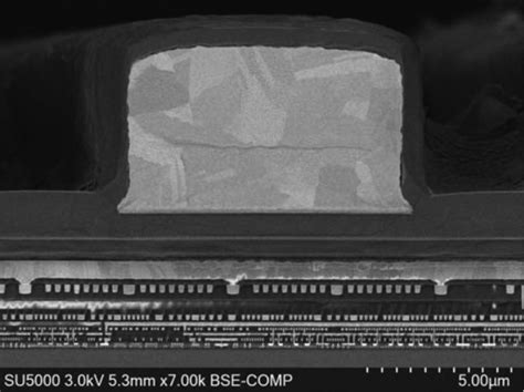 From Transistors To Bumps Preparing Sem Cross Sections By Combining
