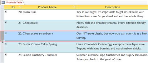 Access 2013 Working With Tables