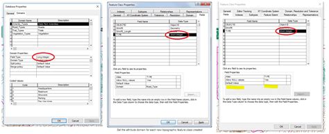 arcgis desktop domain field not showing up in feature class