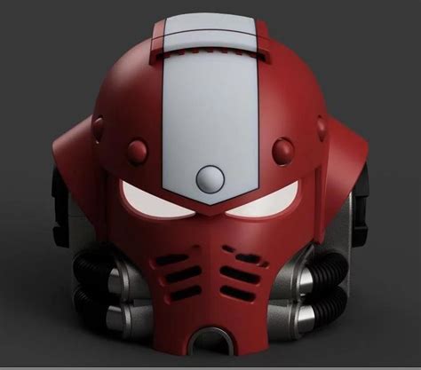 【战锤40k头盔3d打印模型】3d打印模型下载3d打印模型库 Enjoying3d模型网