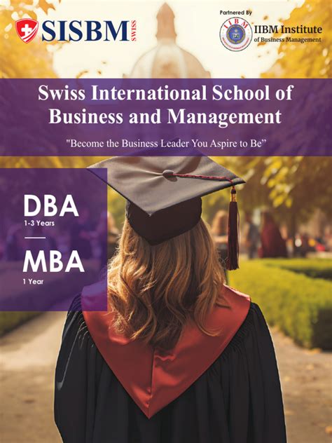 Dba Mba Sisbm Prospectus 1 Pdf Master Of Business Administration Doctor Of Philosophy