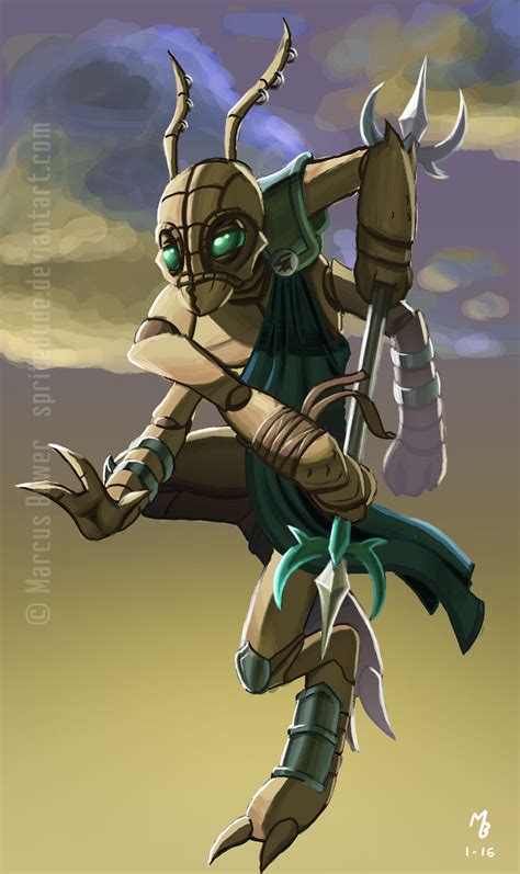 Stix Thri Kreen Monk By Spritedude On Deviantart