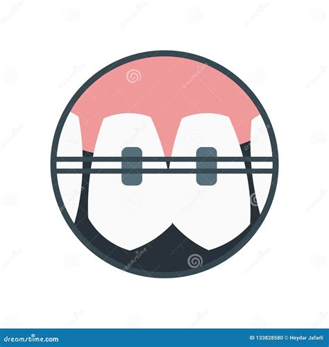 Braces Icon Vector Sign And Symbol Isolated On White Background Stock