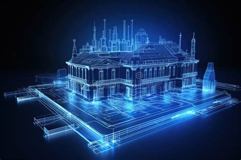 Abstract Architecture Background 3d Rendering 3d Illustration High Resolution Generative Ai