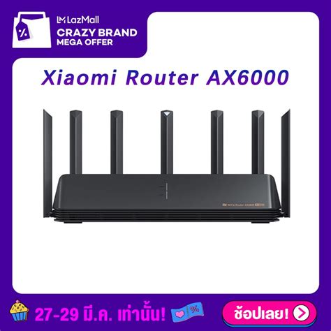 Original 2021 Xiaomi Router Ax6000 Xiaomi Ax6000 Aiot Router 6000mbs Wifi6 Vpn 512mb Cpu Mesh