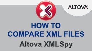 XML ファイルの比較 Altova