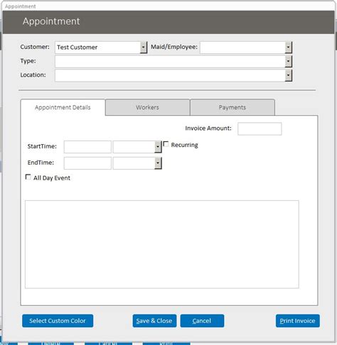 Architect Enhanced Customer Contact Template Contact Database