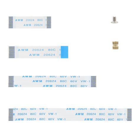 Geekworm Raspberry Pi 5 Pcie Ffc Cable 30mm50mm80mm Set