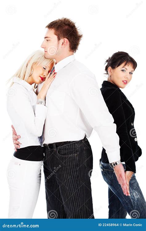 Love Triangle Stock Photo Image Of Romence Sexual Jealous 22458964