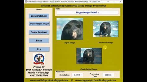 Matlab Code For Content Based Image Retrieval Full Project With Source Code Youtube