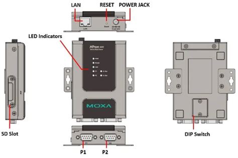 MOXA NPort 6150 Series 1 Port Secure Device Server Installation Guide