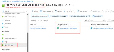 Lab 04 Log Network Traffic With Network Security Group Flow Logs