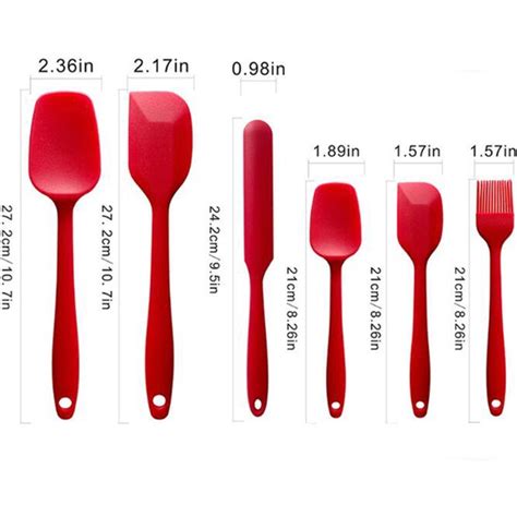 6 Adet Pişirme Araçları Set Yapışmaz Yemek Kaşığı Spatula Fiyatı