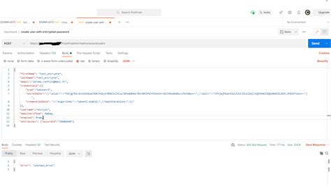 Migration Failing To Create User With Password Via Keycloak Rest Api