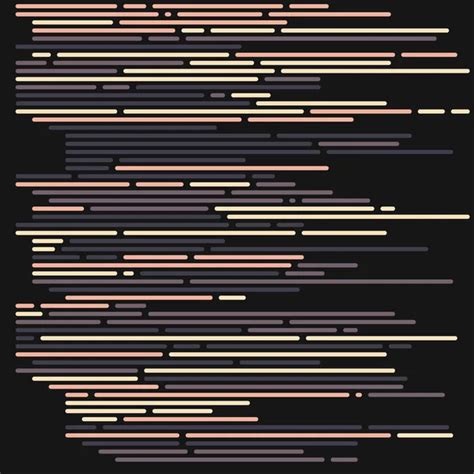 Data Code Screen Vector Illustration Flat Cartoon Coding Lines Simulation Stock Vector By ©yuriy