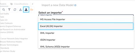 Import A Data Model From Excel Documentation