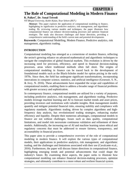 Himanshi Bagwan Pdf Algorithmic Trading Machine Learning