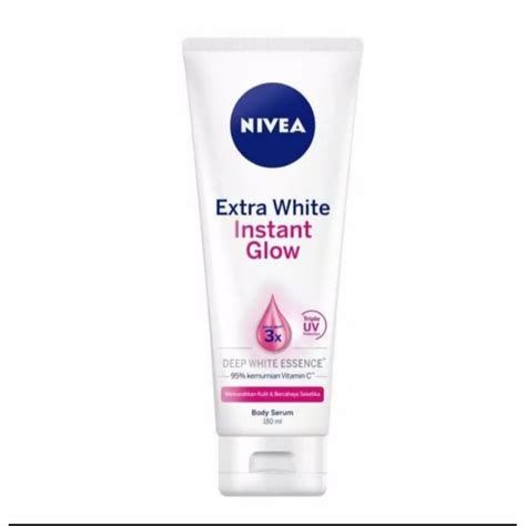 Jual Nivea Extra White Instant Glow Body Serum 180 Ml Shopee Indonesia