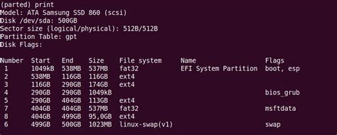 Örneklerle Linuxta Parted Komutu Nasıl Kullanılır Linux Data Linux