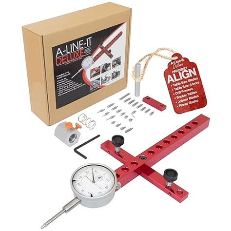 A Line It Deluxe Table Saw Alignment Tool Digital Dial Indicator Table Saw Alignment Gauge