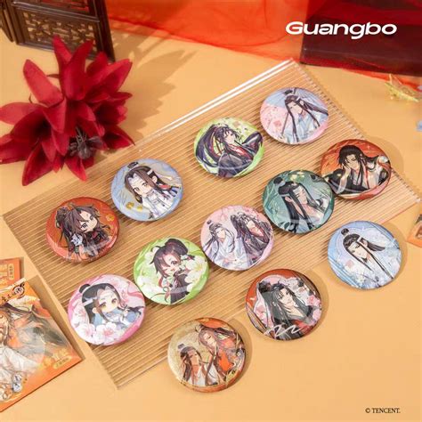 Mo Dao Zu Shi Guang Bo Liu Zai Tong Xing Series Badge Blind Box Set Guang Bo Funimecity Anime