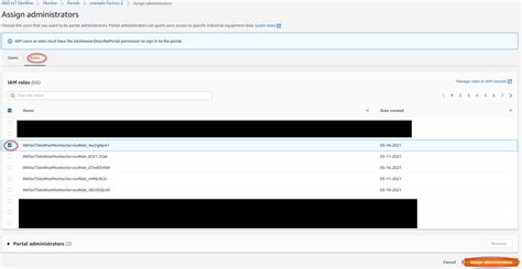 管理您的 Sitewise 监控器门户 Aws Iot Sitewise