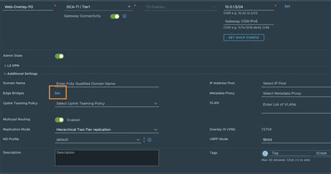 NSX T Layer Bridging VDives