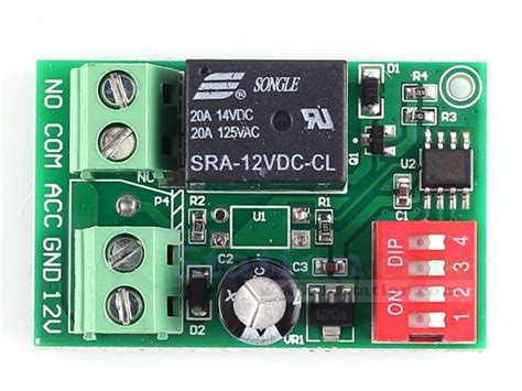 Power On Delay Relay Switch Module Dc 12v Programmable Delay Controller