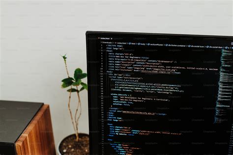 A Close Up Of A Laptop Computer With Code On The Screen Photo Coding Image On Unsplash