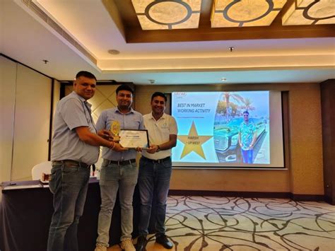 harsh vishnoi on linkedin one more award for best market activity 🏻