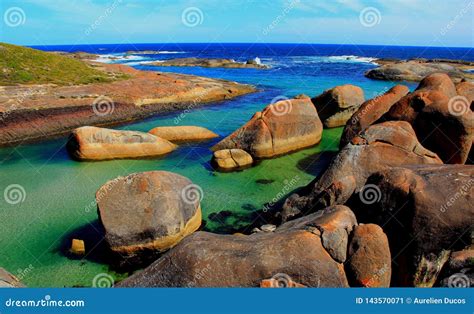 The Famous Elephant Rocks In William Bay Western Australia Stock Image