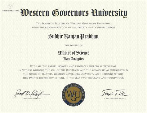 Sudhir Ranjan P On Linkedin Datascience Analytics Wgu Graduation