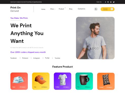Print On Demand WordPress Theme WordPress Org