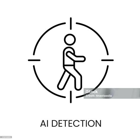 Ai Detection Line Vector Icon With Editable Stroke Stock Illustration Download Image Now