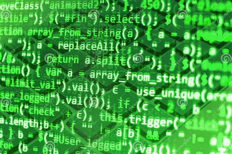 Coding Programming Source Code Screen Stock Illustration