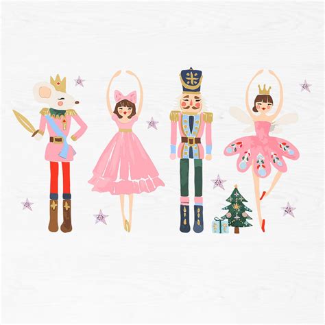 Pink Christmas Nutcracker Ballet Png Nutcracker Christmas Png Sugar
