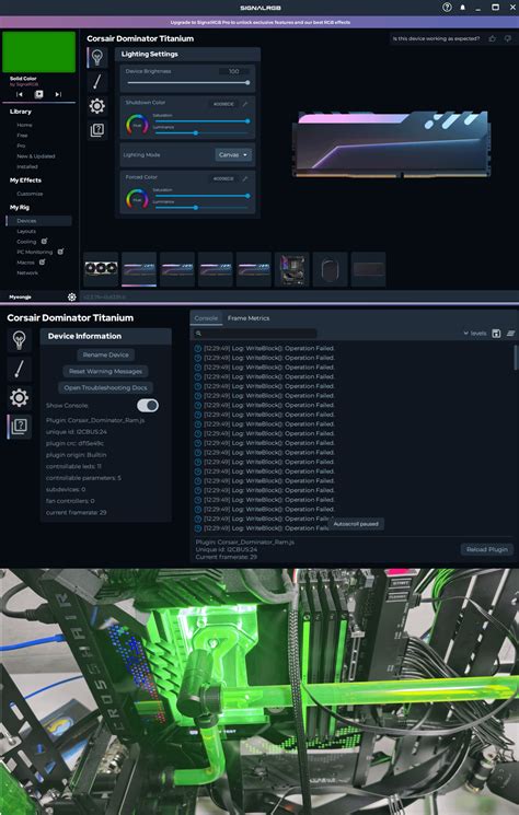 Dominator Titanium Ram Rgb Operation Problem Rsignalrgb
