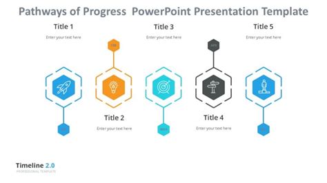 Pathways Of Progress PowerPoint Presentation Template PPTUniverse