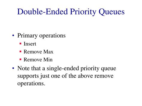Ppt Double Ended Priority Queues Powerpoint Presentation Free Download Id303085