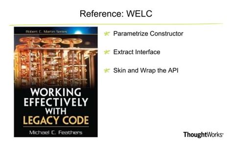 Refactoring Legacy Code Driven By Tests Eng Ppt