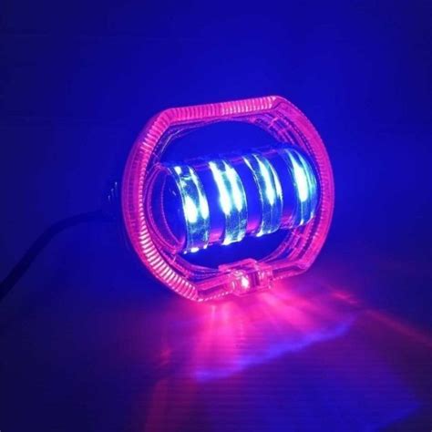 Jual Lampu Projie Projector Mini Led Depan Utama Motor Universal Model AES Matic Bebek Kopling