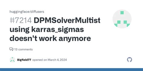 Dpmsolvermultistepscheduler Using Karrassigmas Doesnt Work Anymore