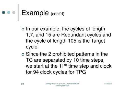 Ppt Cellular Automata As Bist Pattern Generators Powerpoint