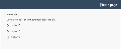 Sap Abap Central Radio Buttons In Sap Build Apps