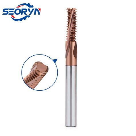 Senyo Single Form Thread Mill Solid Carbide Threading End Mill For Steel Carbide Roughing End