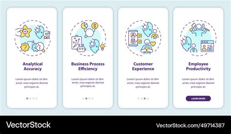 Walkthrough Cognitive Computing Advantages Vector Image