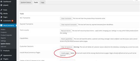 Fix Woocommerce Pages Issue Missing Or Reinstall Wordpress Theme Store Insertcart