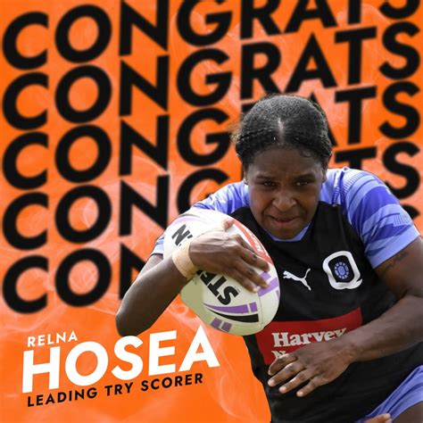Brisbane Tigers Massive Congratulations To Relna Hosea Facebook