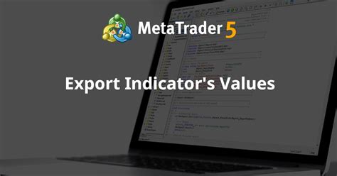 Free Download Of The Export Indicators Values Script By Nftrader