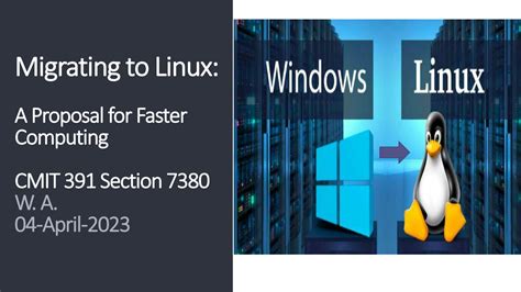 SOLUTION Project Migration Proposal Presentation Cmit W A Studypool